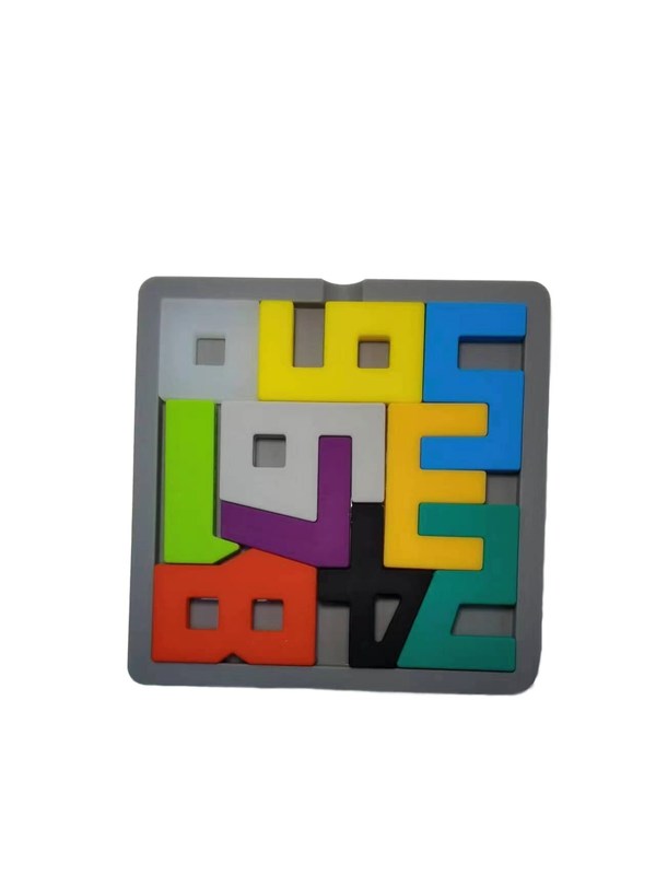 Colorful Soft Silicone Building Blocks Baby Toys Puzzle OEM Service And ...
